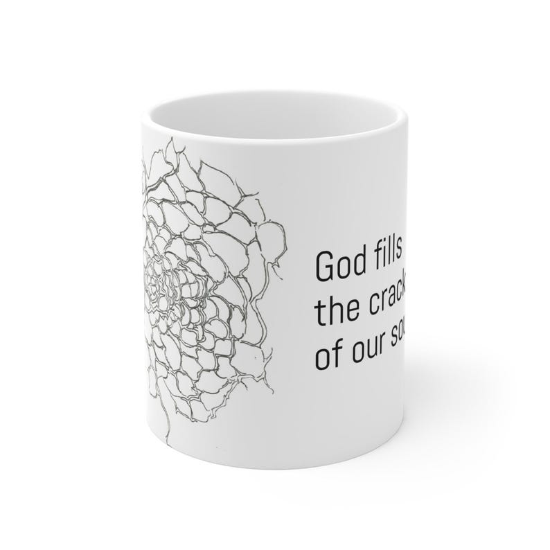 Encouraging Christian Holy Spirit Motivational God Fills the Cracks of ...