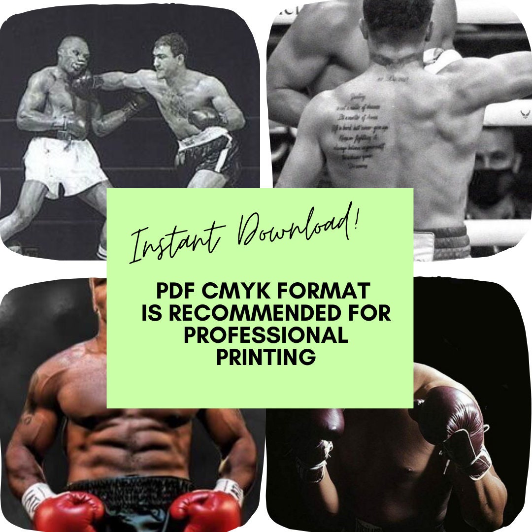 Cartel De Mike Tyson / Cartel De Boxeo Vintage / Mike Tyson - Etsy ...