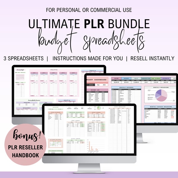 Aesthetic Excel Spreadsheet - Etsy