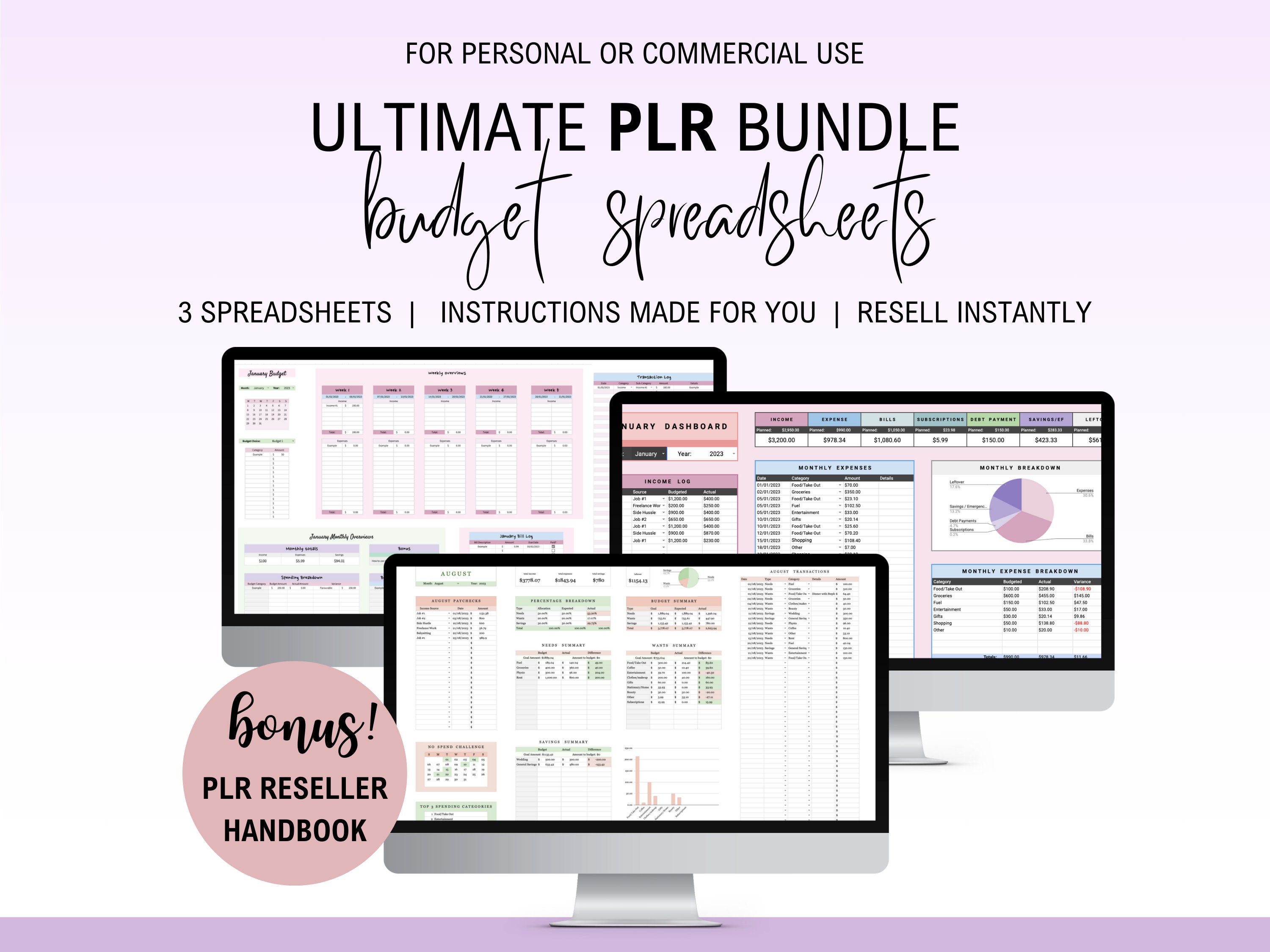 Massive PLR Spreadsheet Bundle You Can Resell. Master Resell Rights ...
