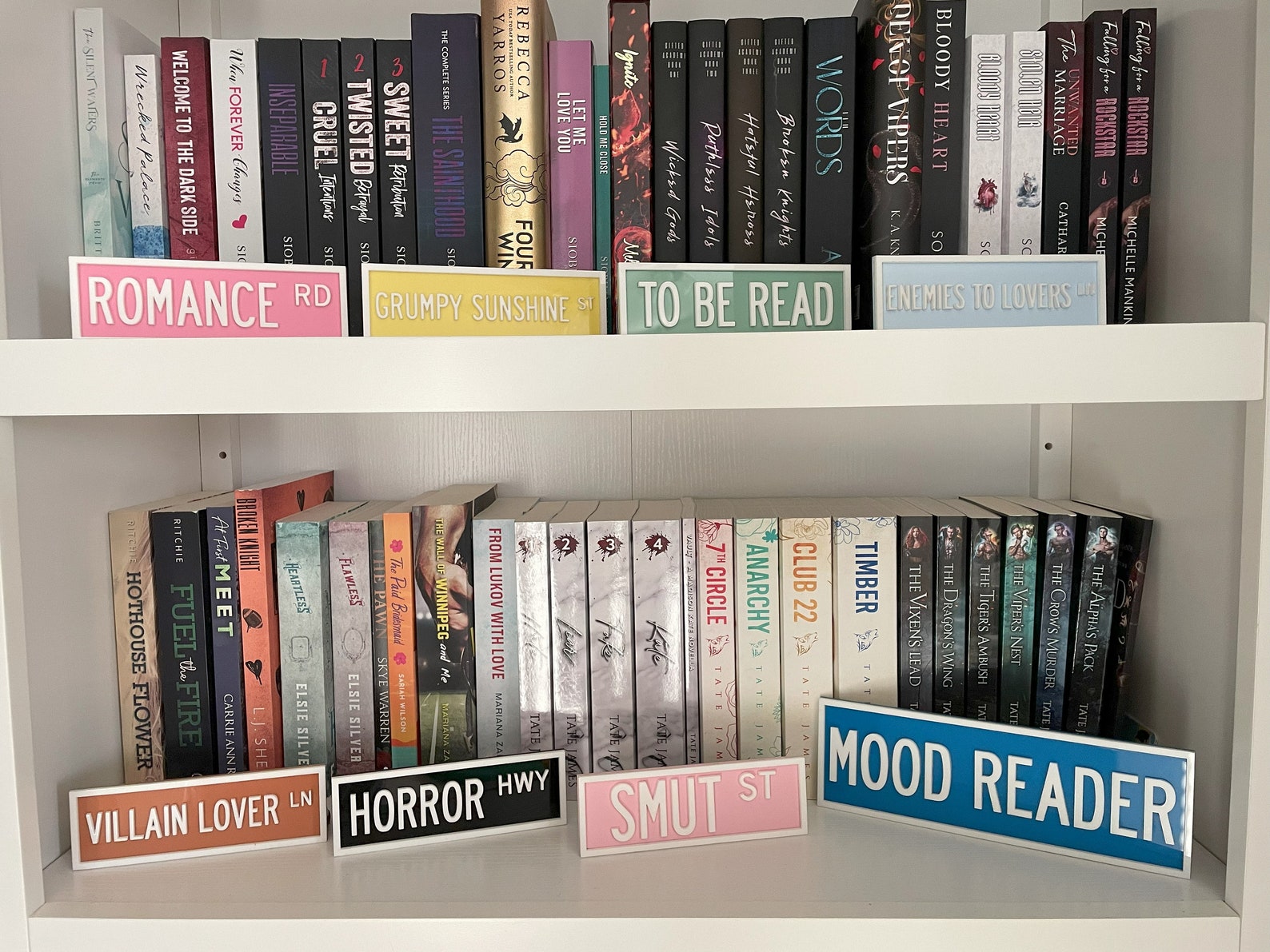 Library Sign, Bookshelf Sign, Book Sign, Street Sign, Gift for Book ...