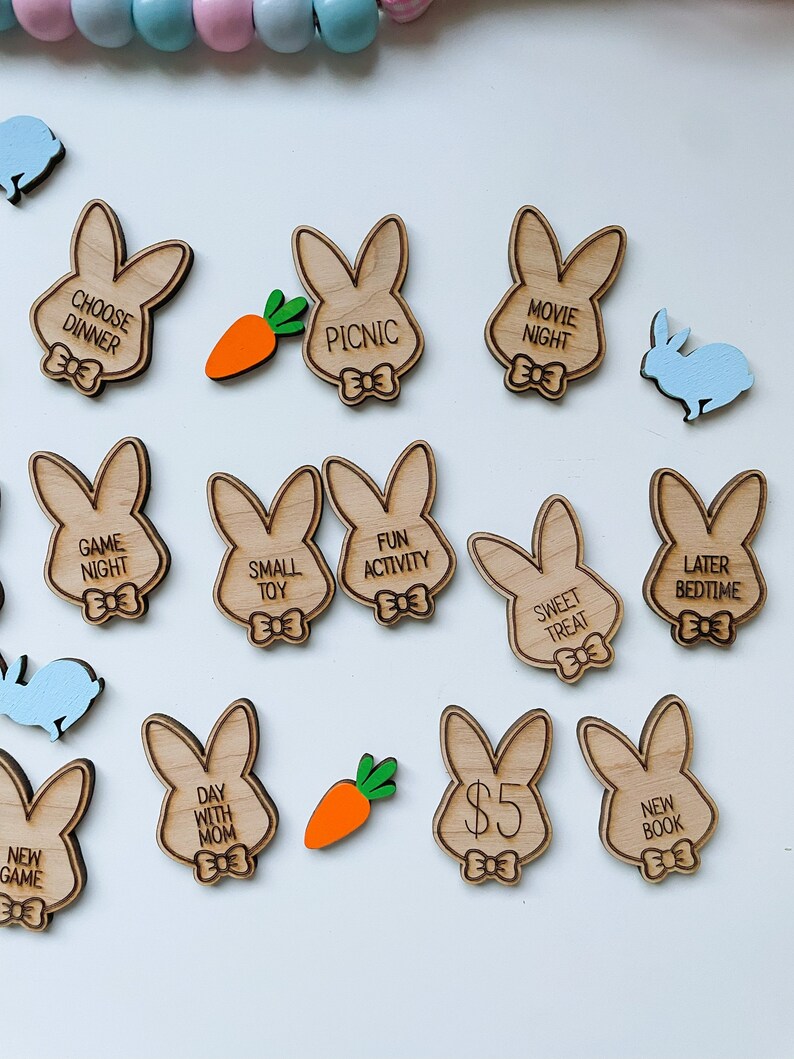 Easter Egg Hunt Tokens, Easter Tokens, Easter Egg Basket Stuffers ...