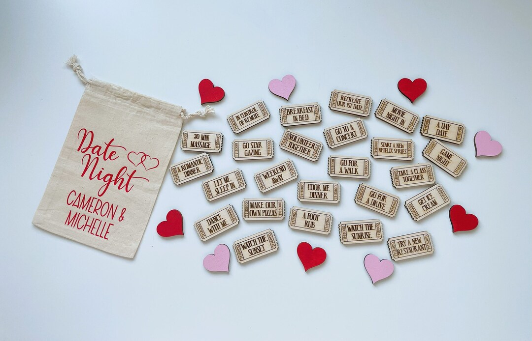 Date Night Token Valentines Day Tokens Anniversary Tokens Love Tokens ...