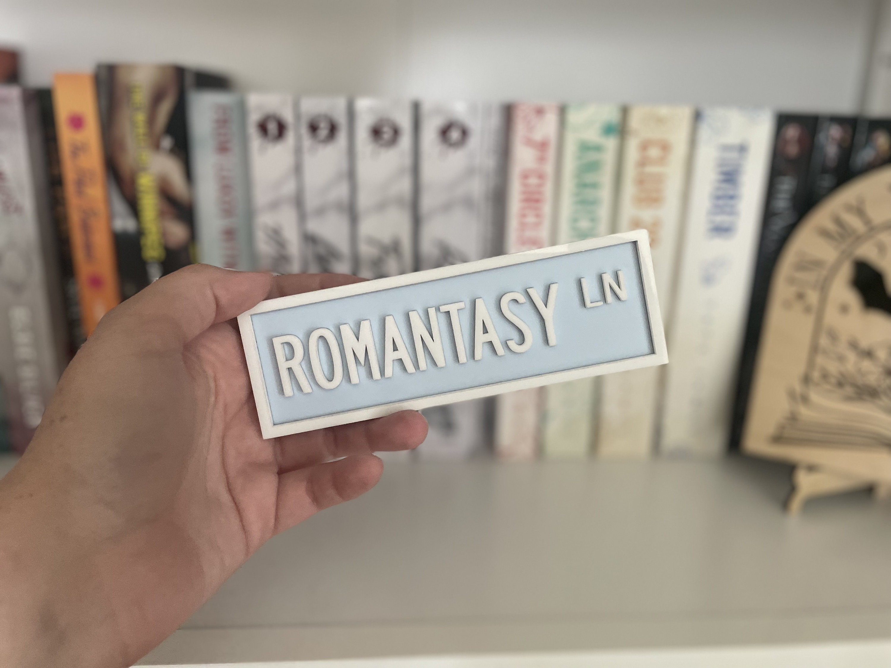 Library Sign, Bookshelf Sign, Book Sign, Street Sign, Gift for Book ...