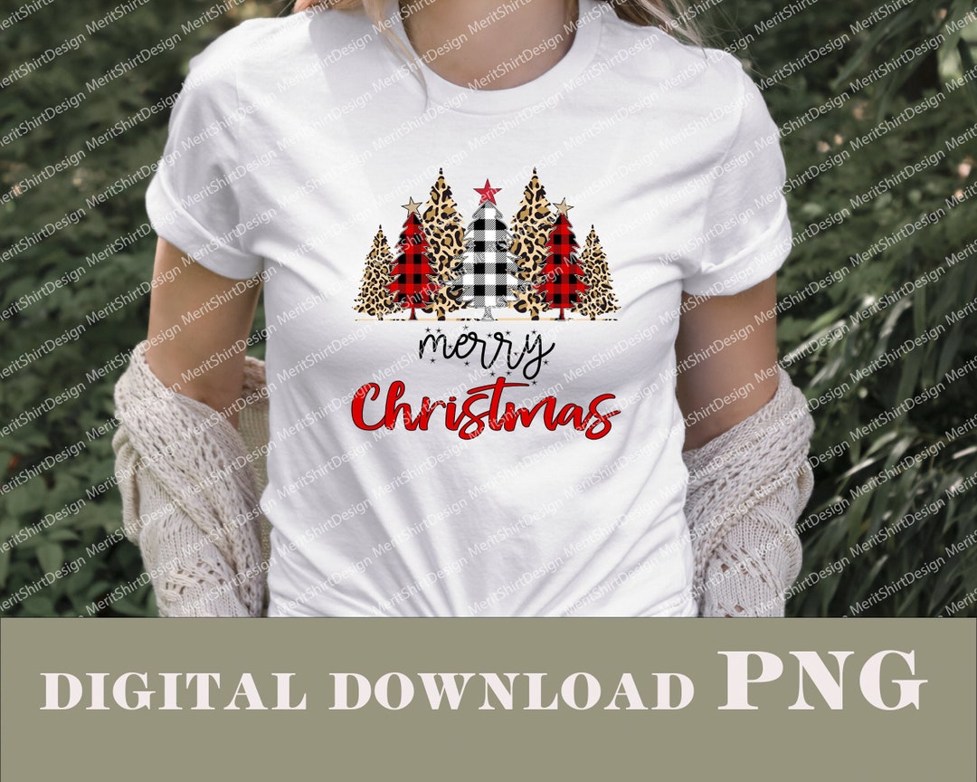 Merry Christmas Cheetah Print, Leopard Print, Buffalo Plaid Sublimation ...