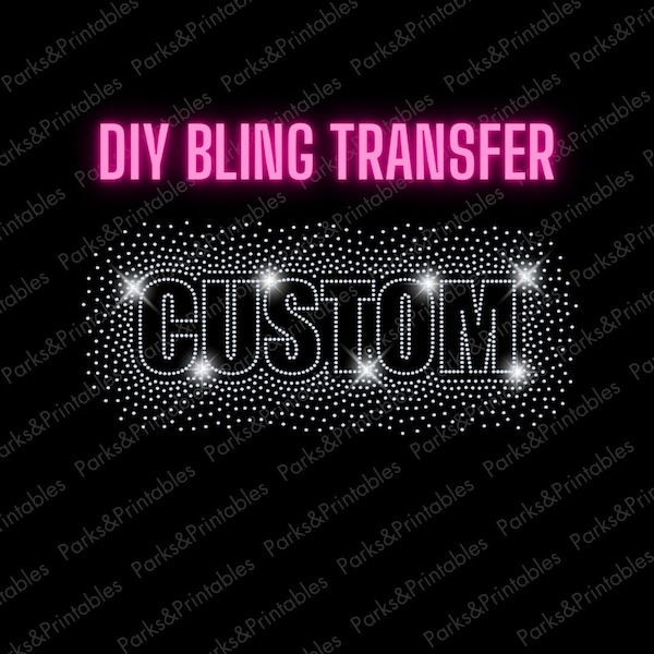 Spangle Transfers Custom - Etsy