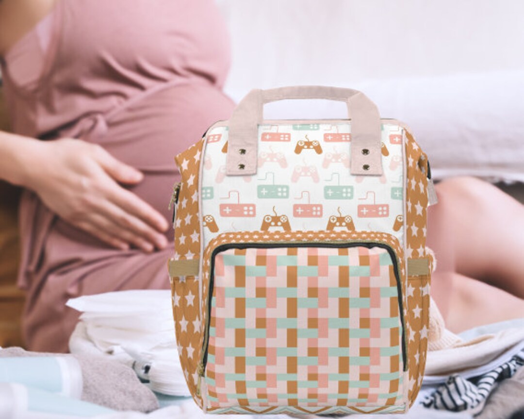 Gamer Diaper Bag / Gamer Girl Diaper Backpack / Gamer Mom / Cool Diaper ...