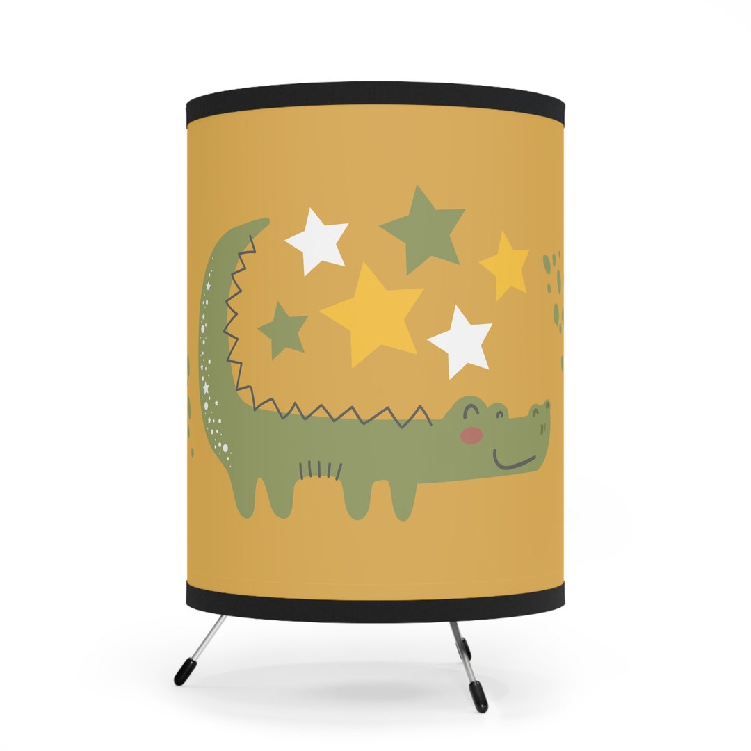 Crocodile Lamp / Fun Kids Room Lamp / Table Lamp Kids / Nursery Decor ...
