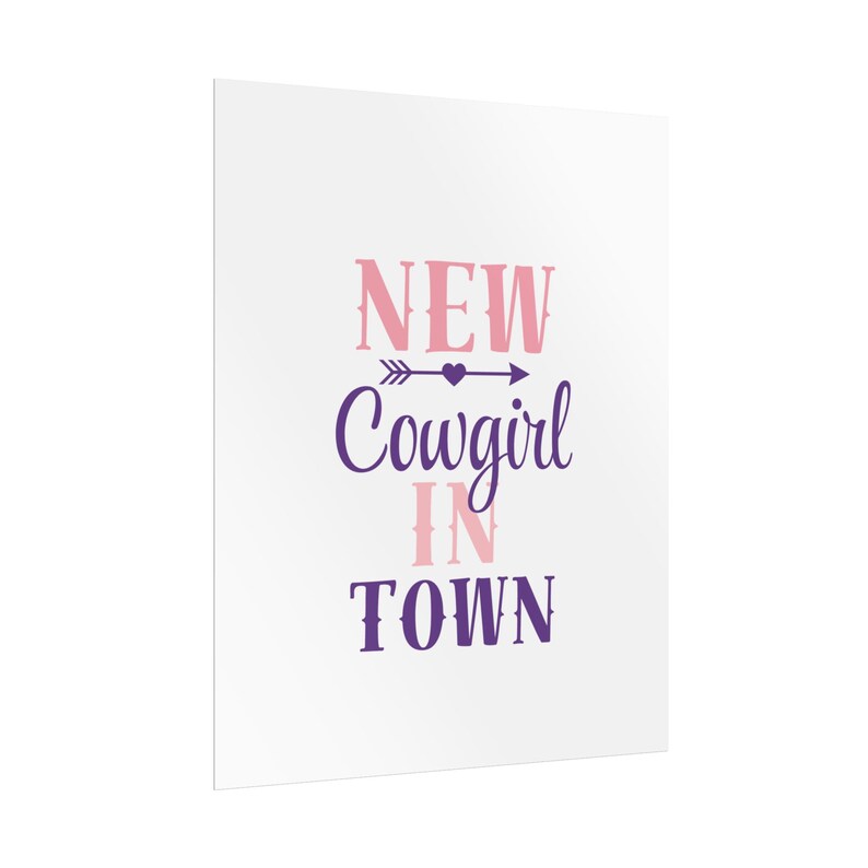 Pink Cowgirl Room / Nursery Wall Art / Black Cowgirl Wall Art / Black ...