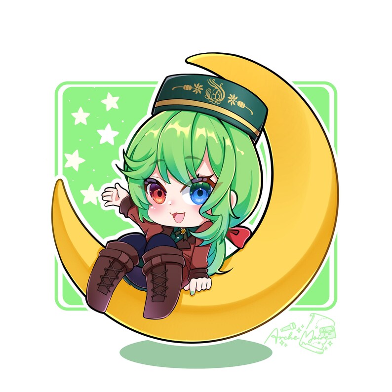 Draw Cute Chibi PFP Anime Fanart for Stream, Vtuber, Pngtuber, Gift ...