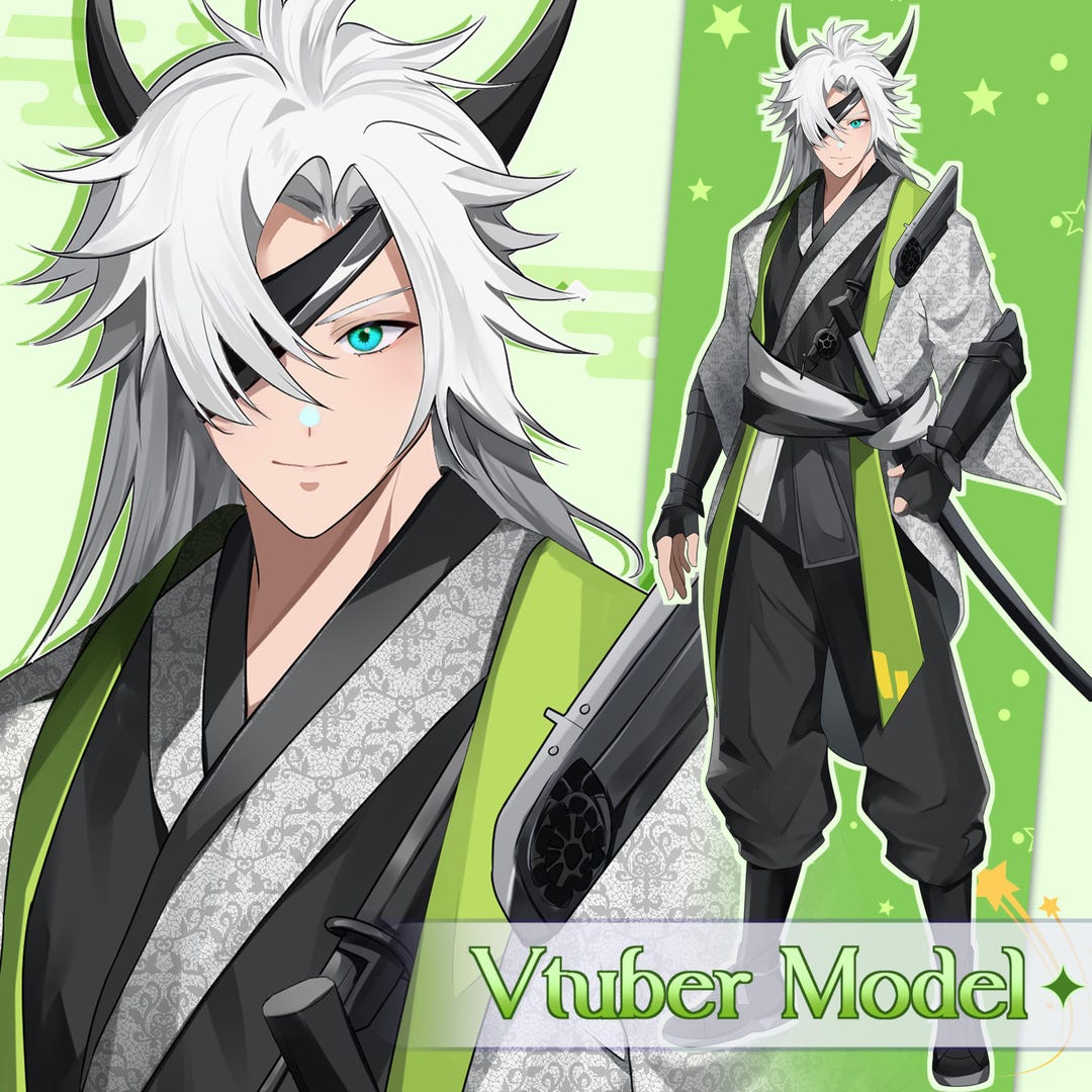 Custom Live2d Vtuber Commission, Vtuber Assets, Live2d Model Male ...