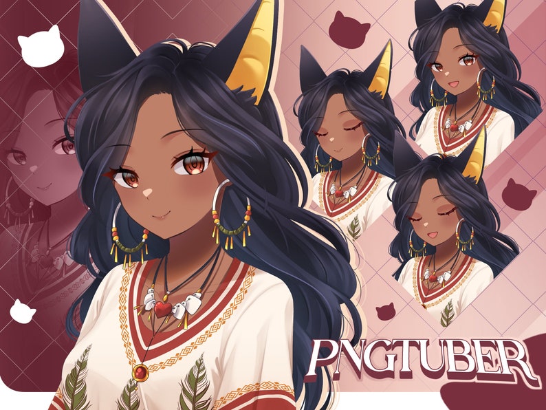 Custom PNGTUBER, Pngtuber Commission, Pngtuber Model, PNG Tuber Plus ...