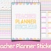 Teacher's Blue Printable School Year Planner - Etsy
