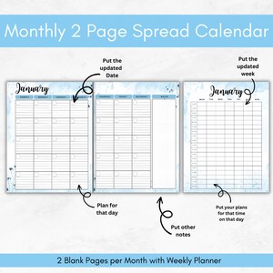 Teacher's Blue Printable School Year Planner - Etsy