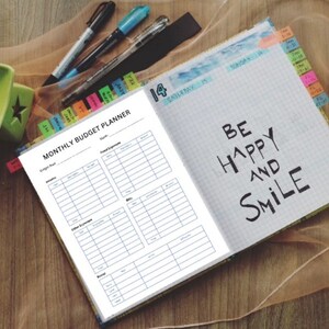 Monthly Budget Planner, Digital Download, Budget Planner, Digital ...