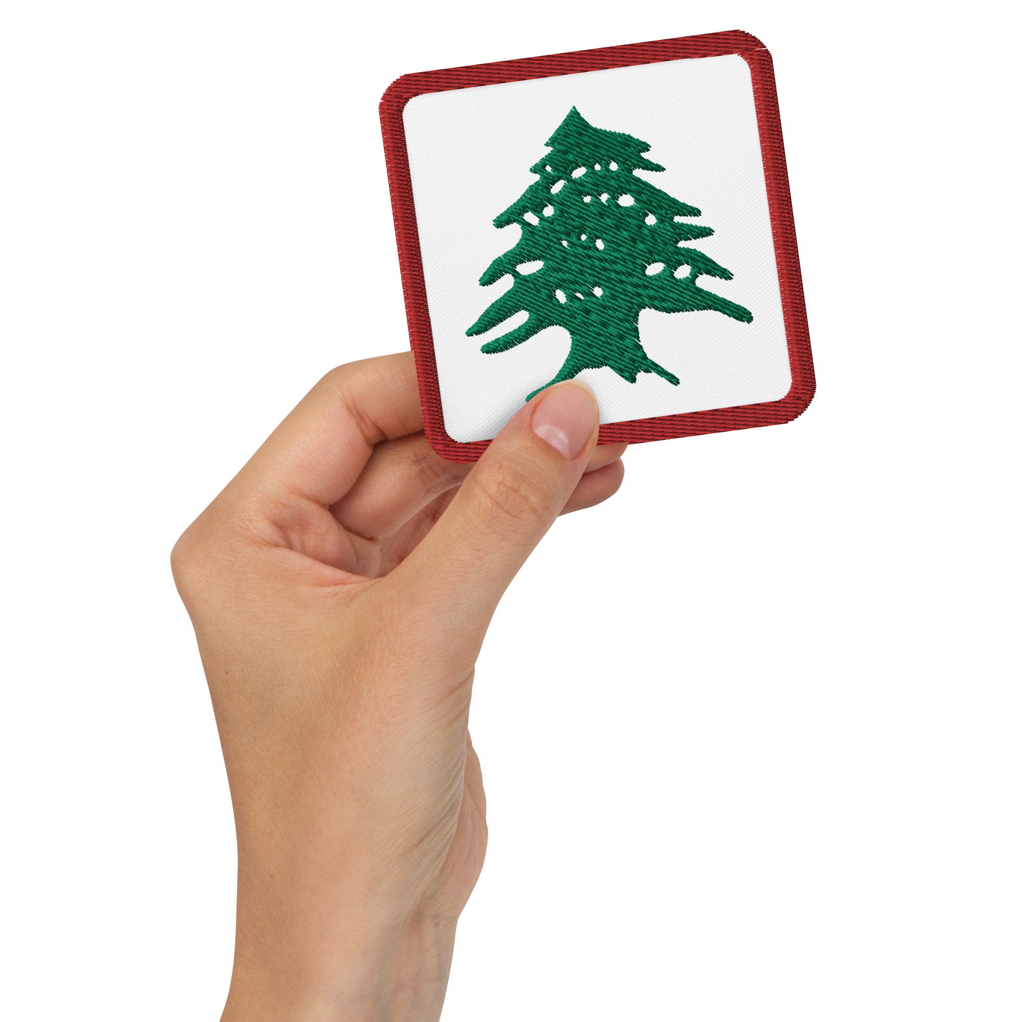 Lebanese Cedar Tree Embroidered Patch Lebanon Patch Lebanon - Etsy