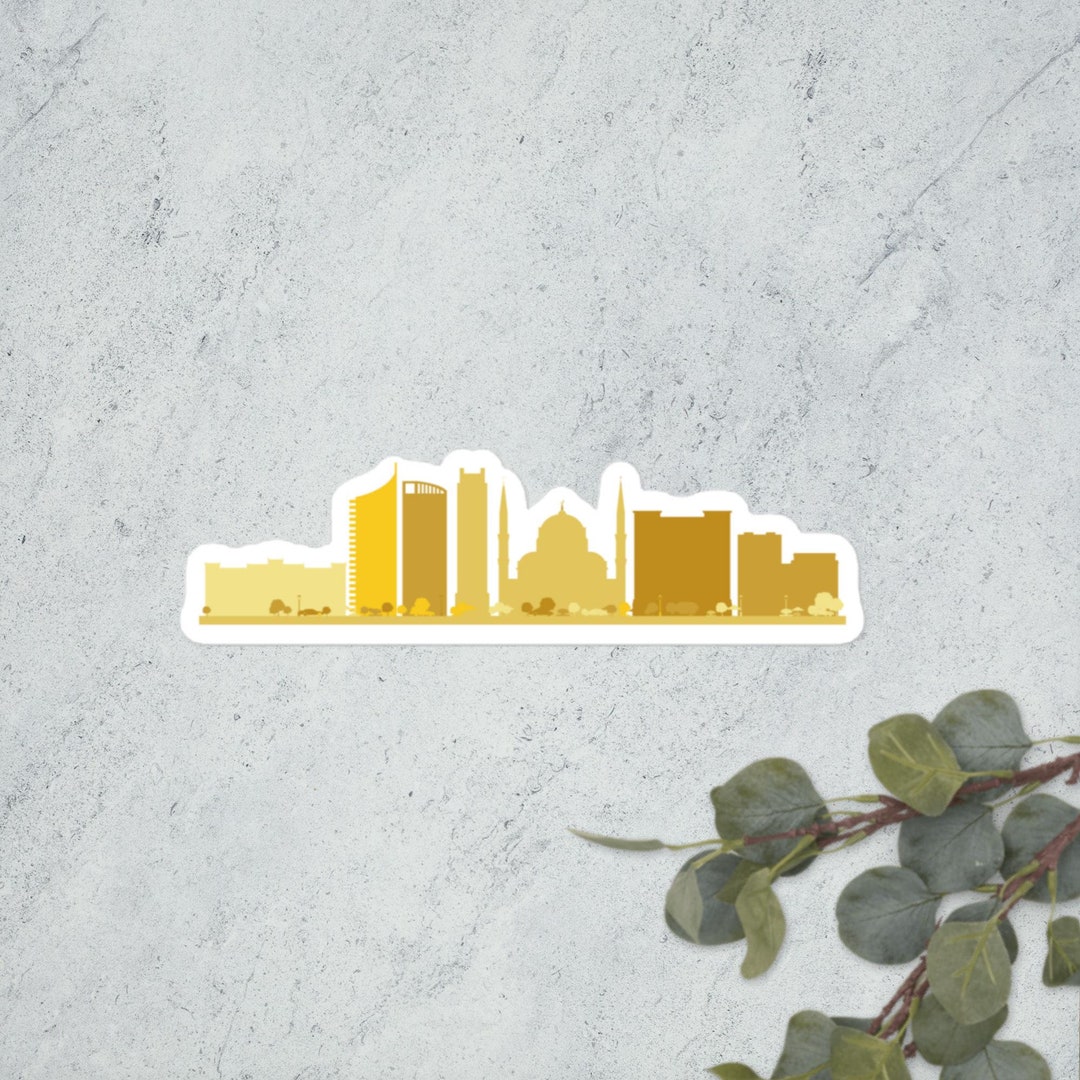Beirut Skyline Bubble-free Stickers Beirut Sticker Lebanon Sticker ...