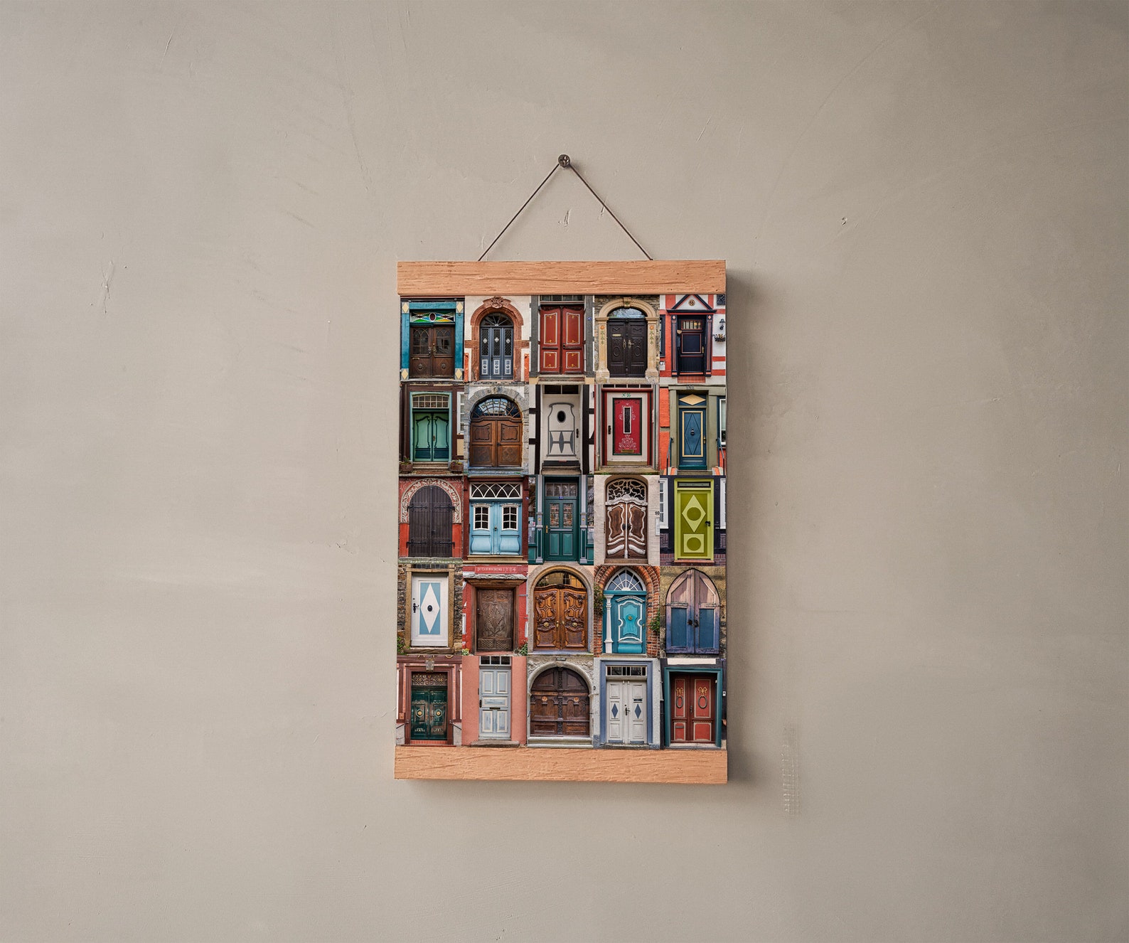 Colorful Doors Collage Print, Rustic Wall Art (digital Download) - Etsy