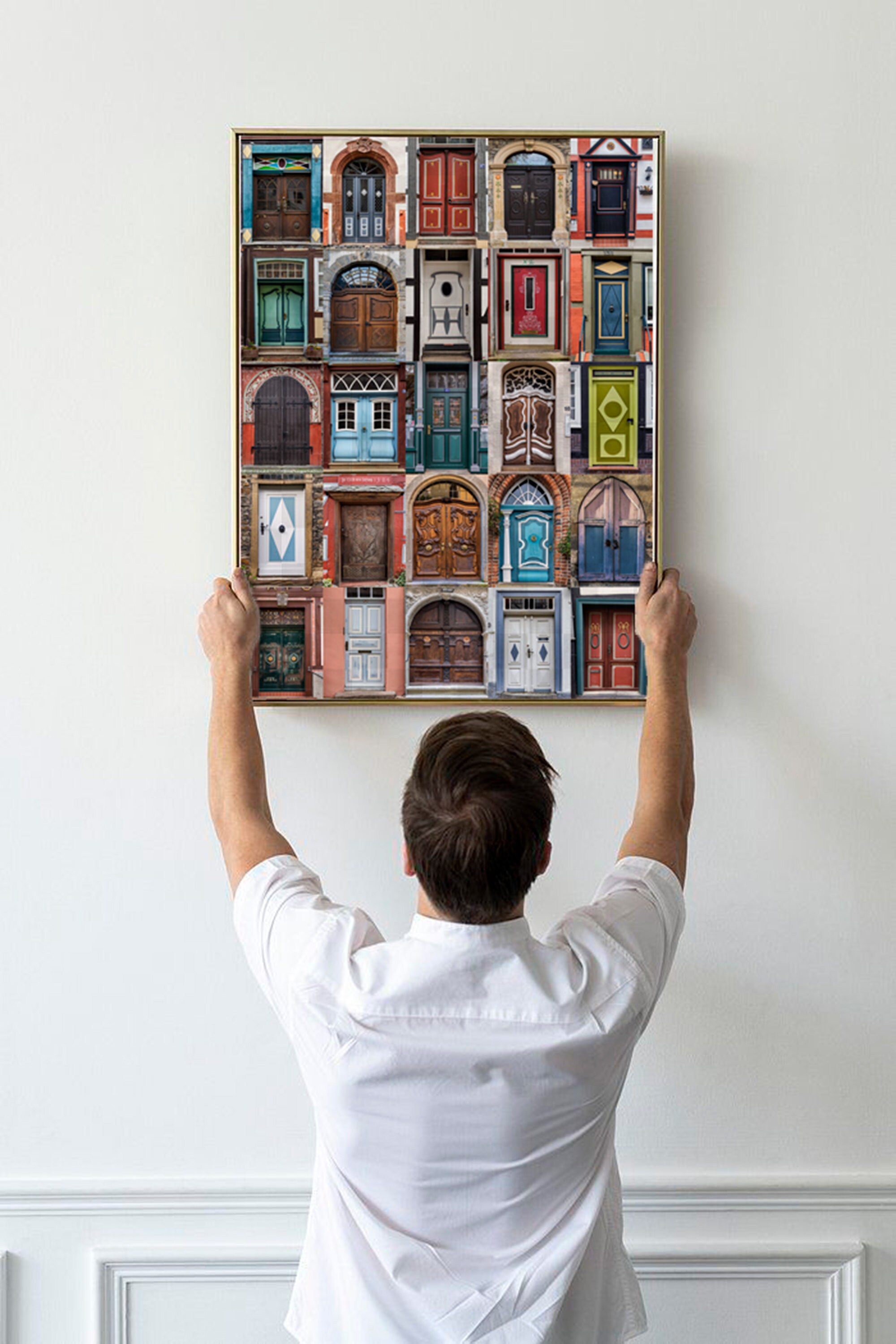 Colorful Doors Collage Print, Rustic Wall Art (digital Download) - Etsy