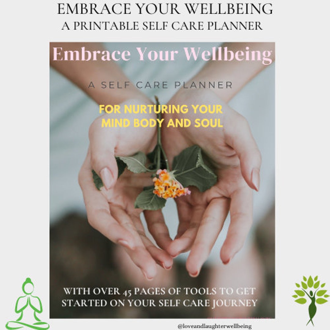 Embrace Your Wellbeing Self Care Planner - Etsy