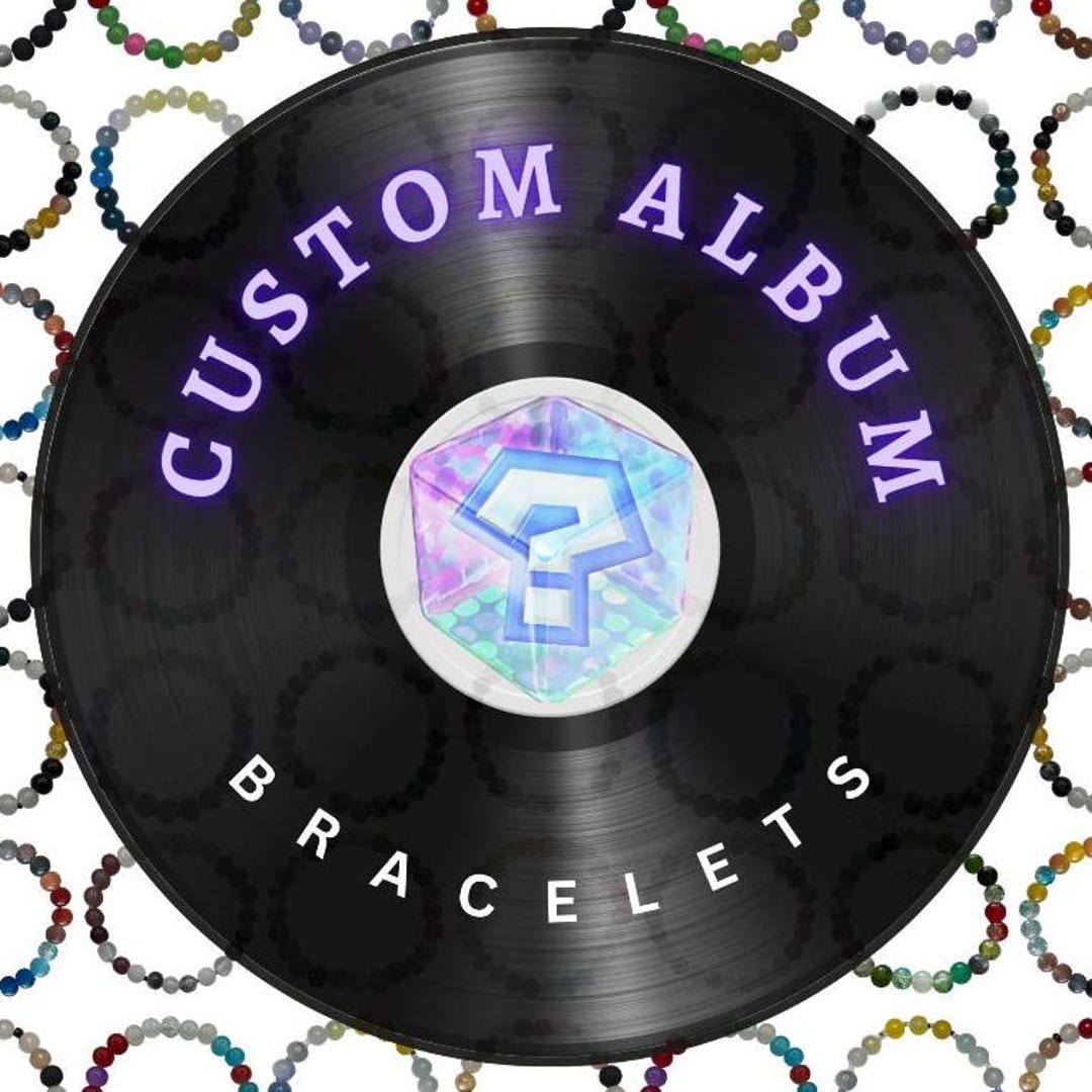 Custom Themed Album Bracelets - Etsy