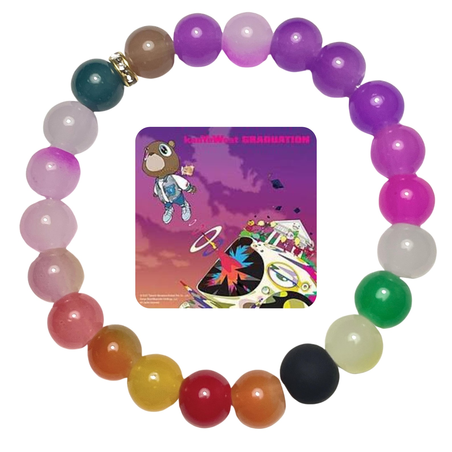 Kanye West graduation Inspired Bracelet - Etsy