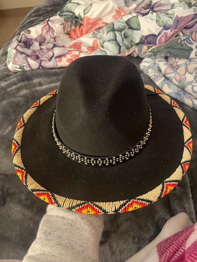Beaded Fedora - Etsy