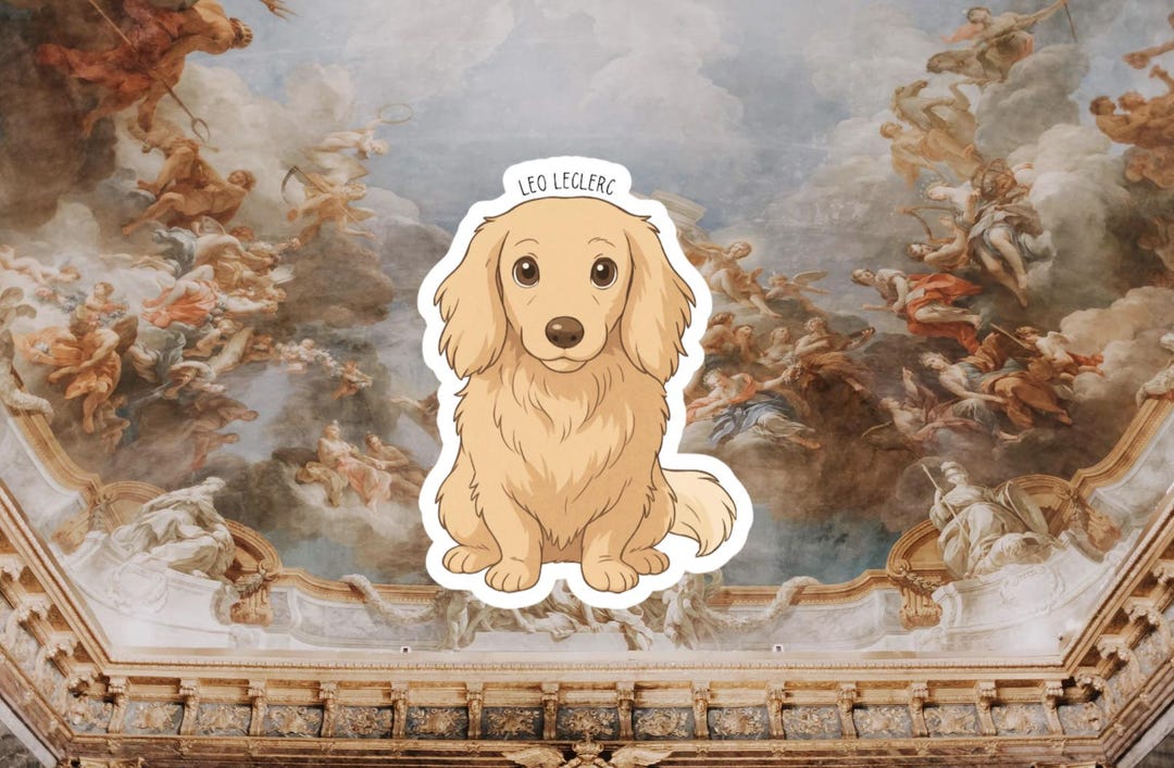 Leo Leclerc Sticker | Cute F1-inspired Pet Decal | Charles Leclerc's ...
