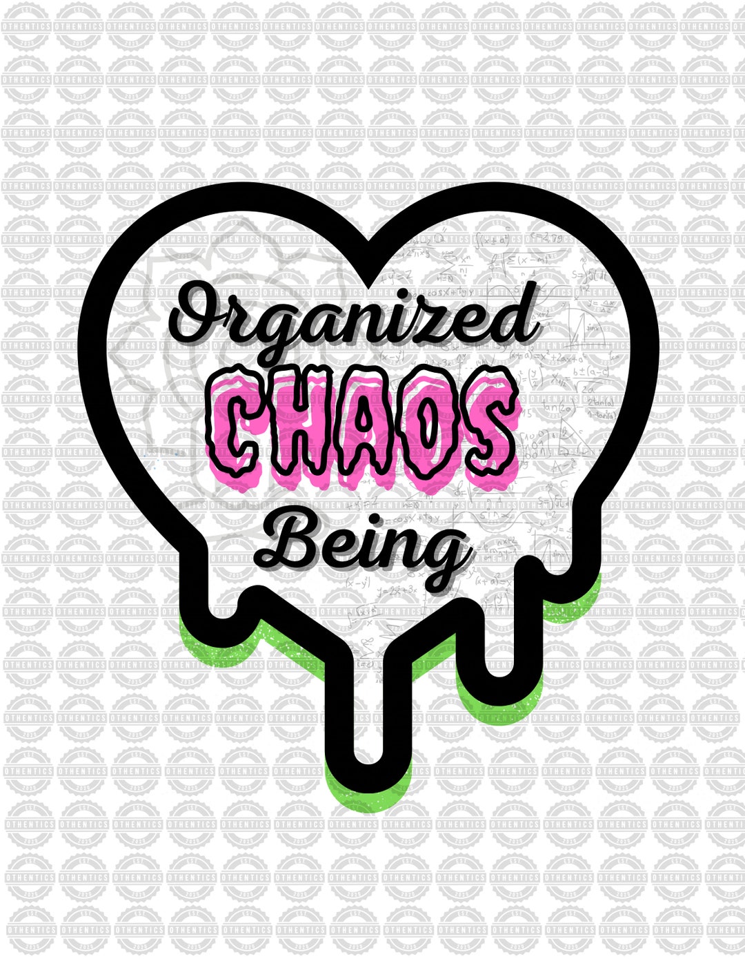 Chaos Graphic PNG PDF JPG Cut File Cricut Silhouette Decal Sticker T ...