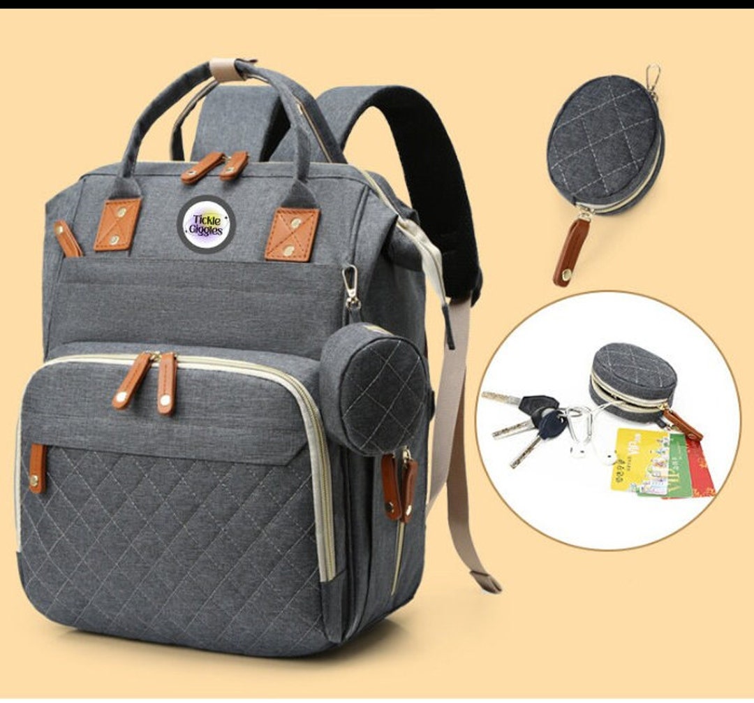 Multifunctional Baby Nappy Backpack: Changing Bag With Stroller Straps ...