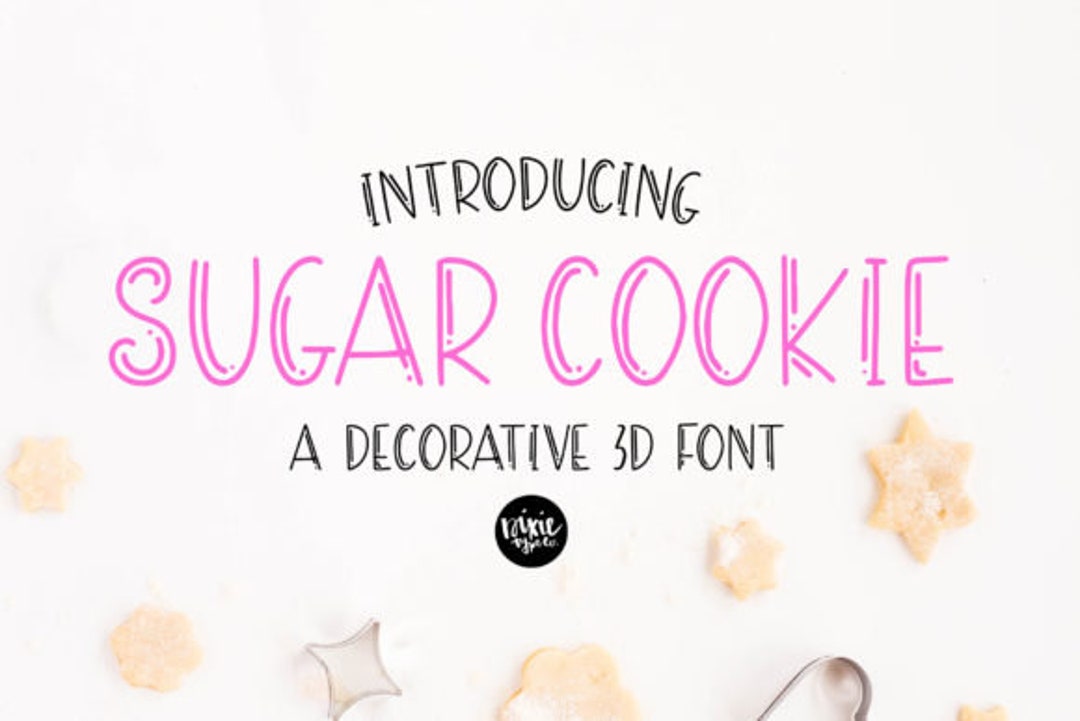 Sugar Cookie Font Calligraphy Font Crafters Font - Etsy