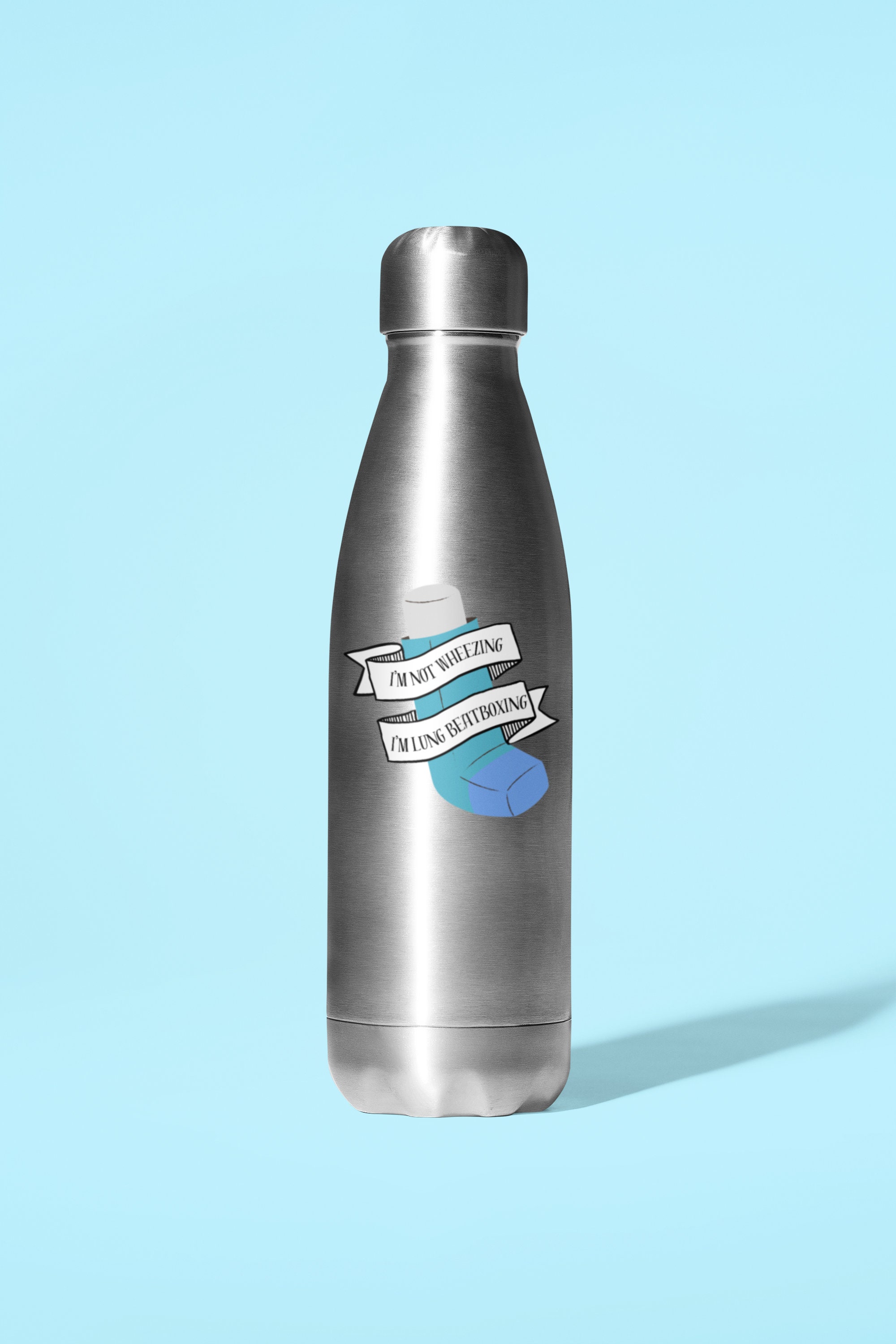 Lung Beatboxer Asthma Awareness Sticker, Health Sticker, Asthma ...