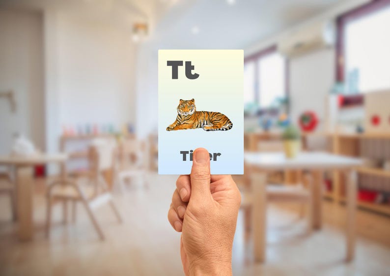 Printable Alphabet Cards | Montessori Cards, Homeschool Resources ...