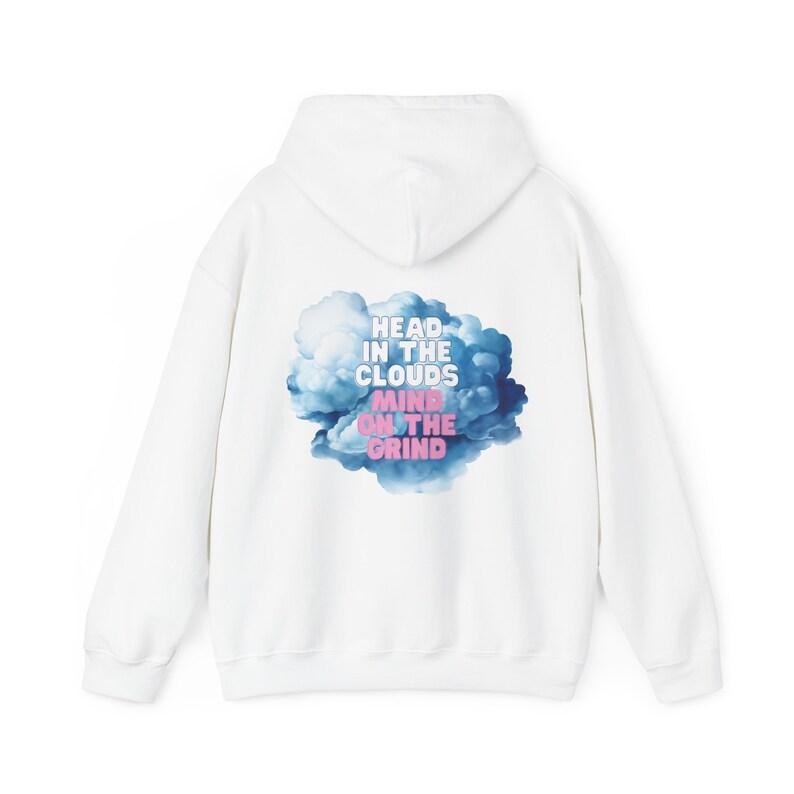 Head in the Clouds Hooded Sweatshirt, Introvert Hoodie, Social Anxiety ...