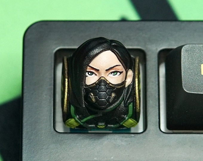 Valorant Viper Artisan Keycaps Mechanical Keyboard Resin Cast - Etsy