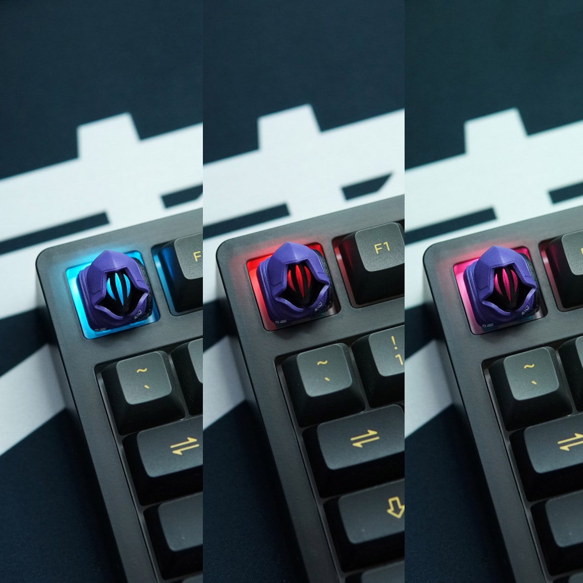 Valorant Omen Artisan Keycaps Mechanical Keyboard Resin Cast - Etsy