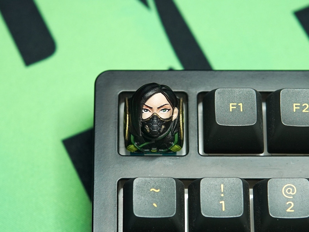 Valorant Viper Artisan Keycaps Mechanical Keyboard Resin Cast - Etsy