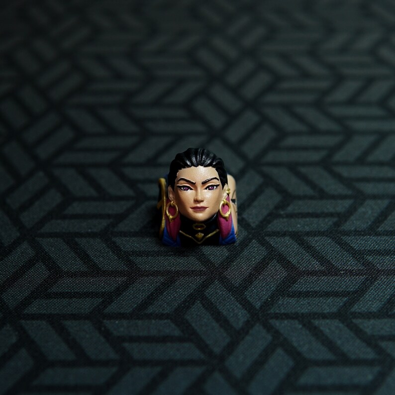 Valorant Reyna Artisan Keycaps Mechanical Keyboard Resin Cast - Etsy