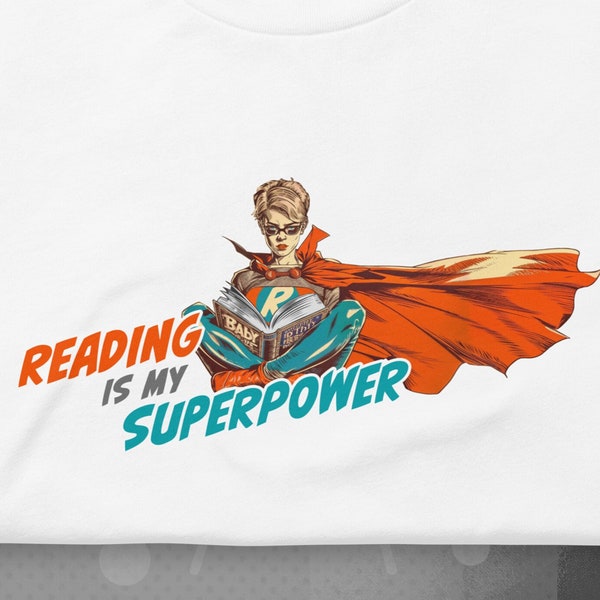 Reading is My Superpower - Etsy