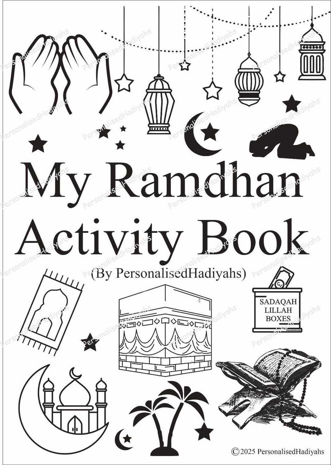 Ramadhan Ramdan Children's Kids Child's Tarawee Activity Pack Digital ...