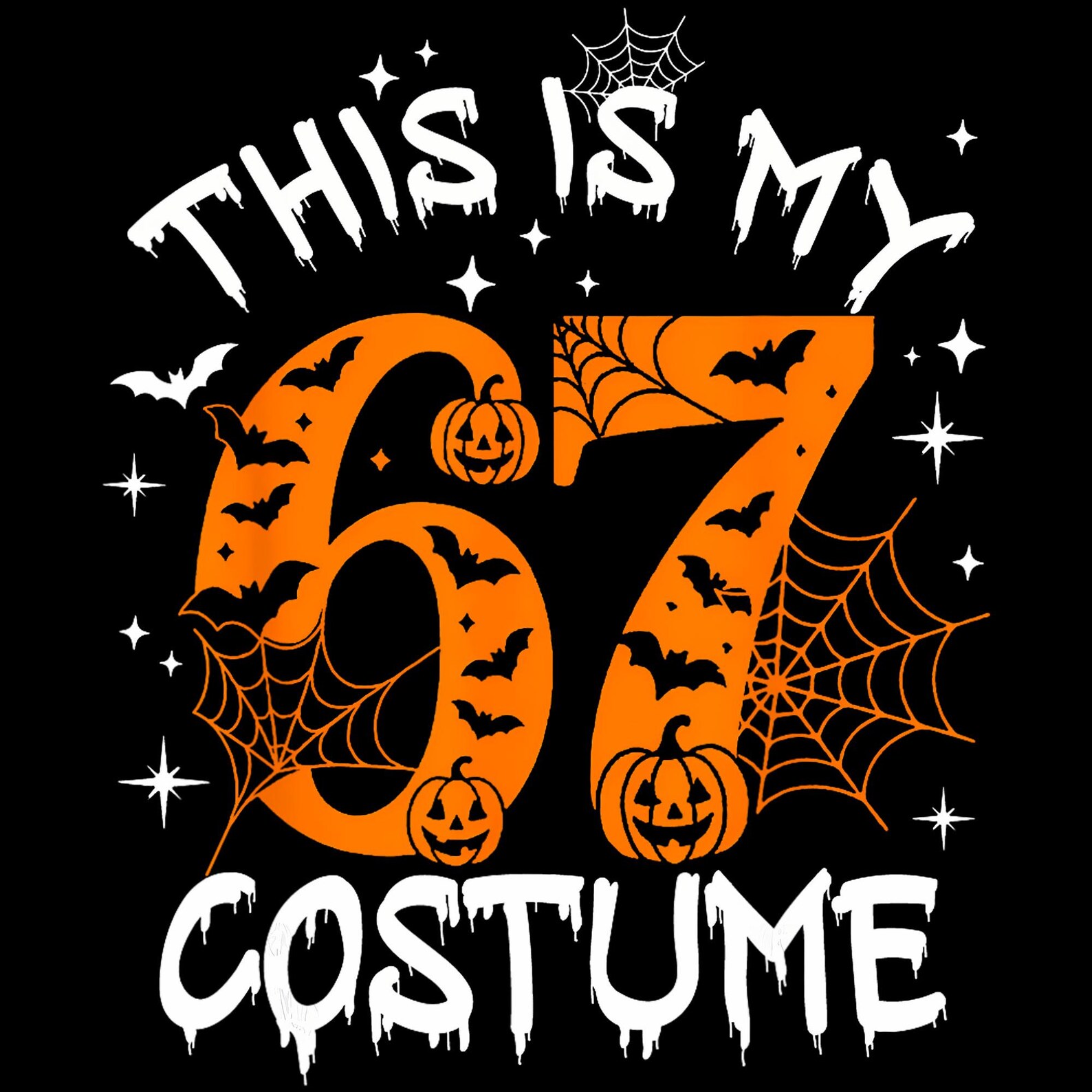 This is My Halloween 67 Costume Number 6 7 Meme Saying 6 7 Digital PNG ...