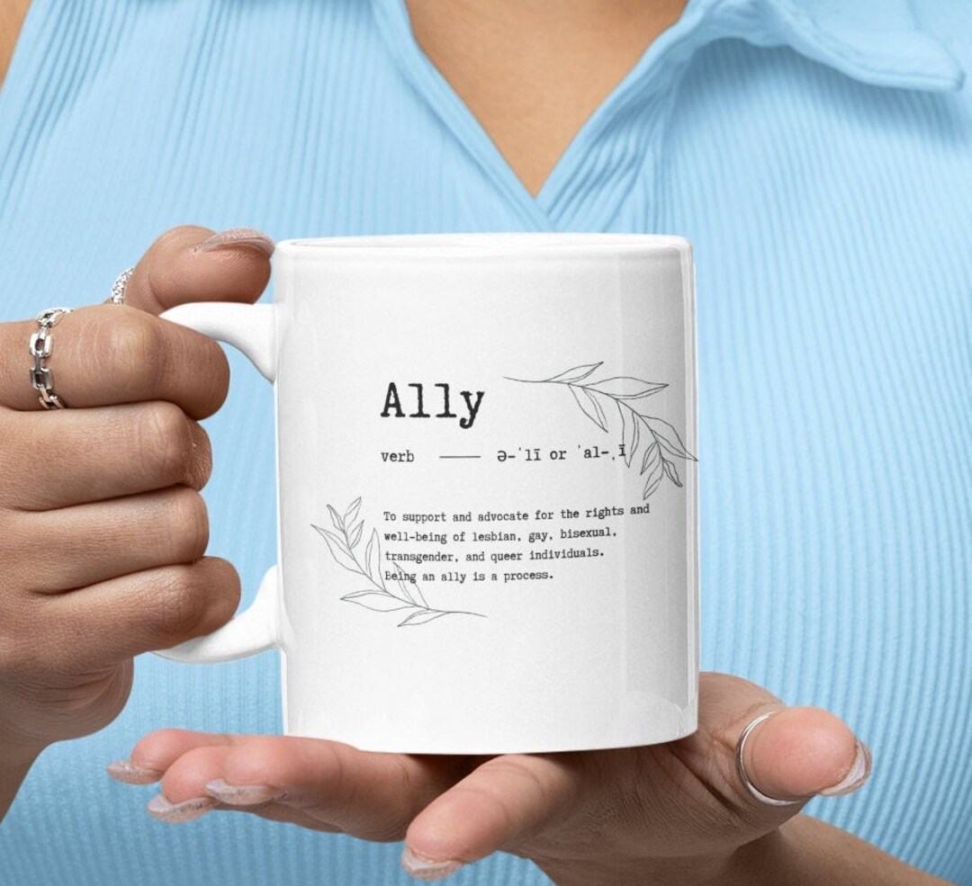 Teacher Ally Definition Mug Christmas Gift, Proud Mother Father Cup ...
