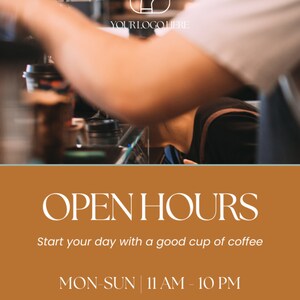 Coffee Shop Instagram Post, Coffee Shop Instagram Templates, Coffee ...