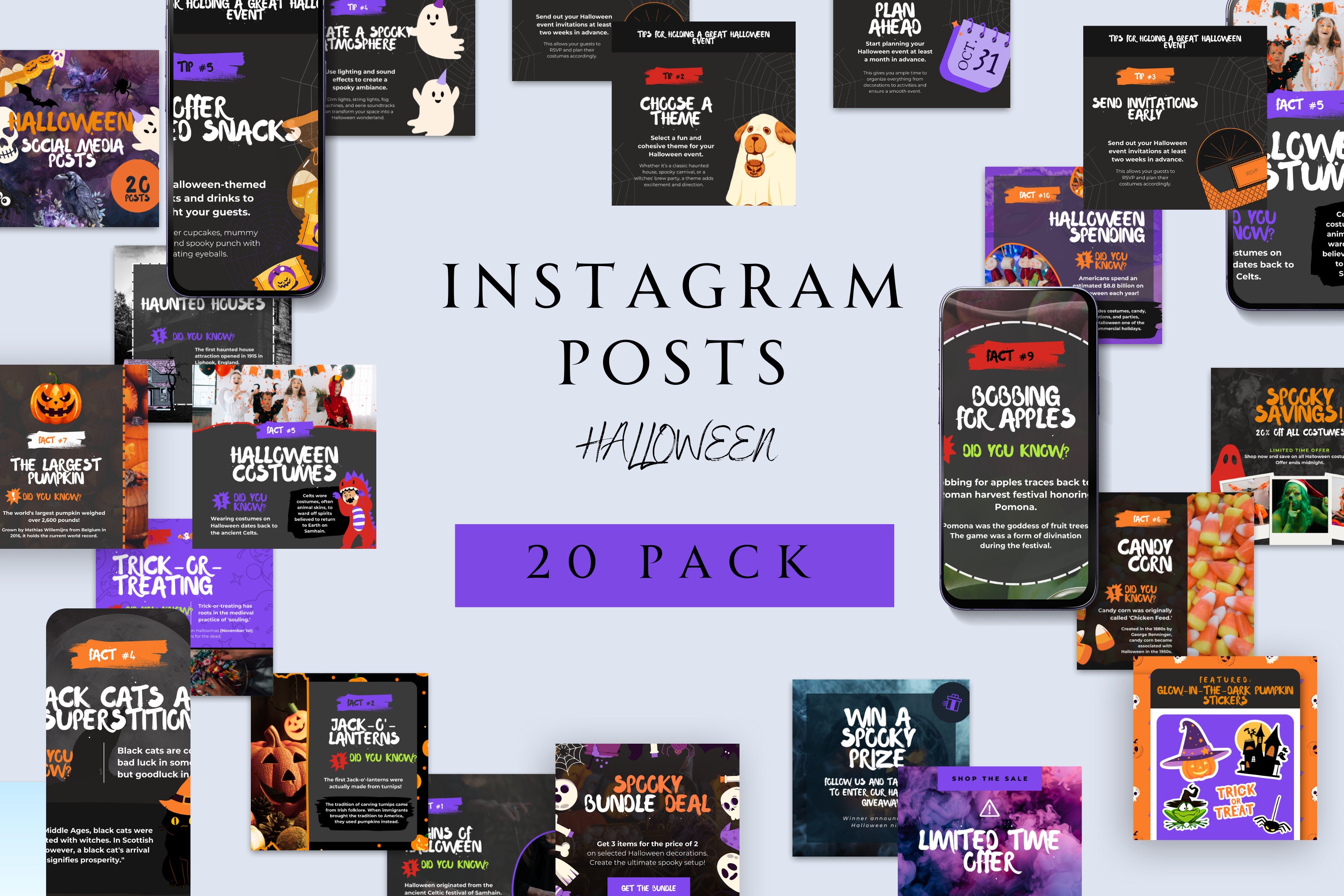Halloween Social Media Posts, Halloween Store Instagram Posts, Social ...