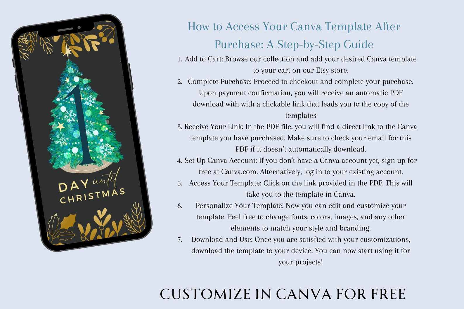 Christmas Social Media Templates, Canva Templates, Festive Content ...