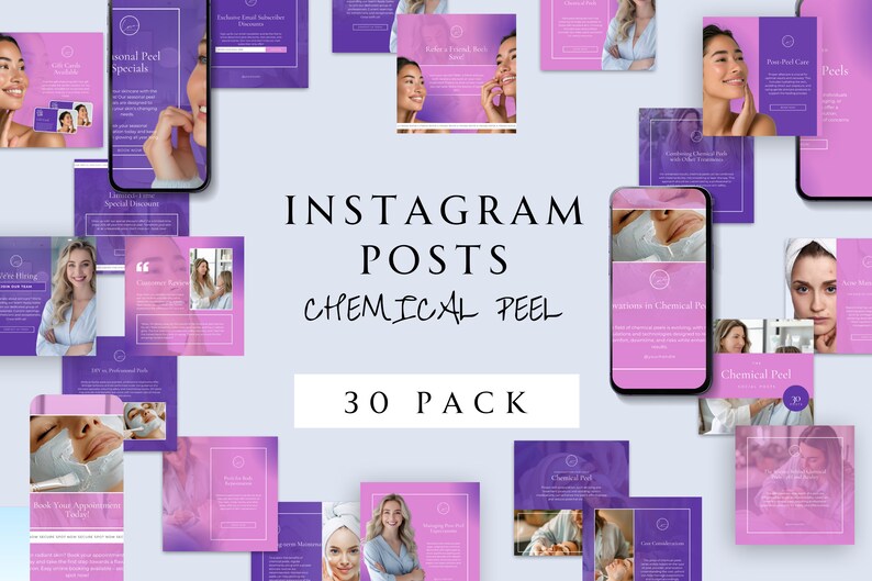 Chemical Peel Social Media, Chemical Peel Template, Chemical Peel ...