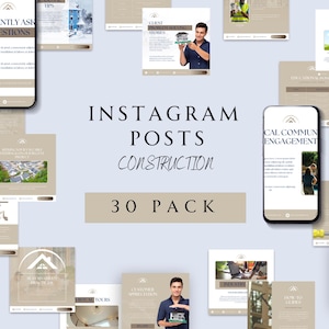 Instagram Templates for Construction, Construction Instagram Post ...