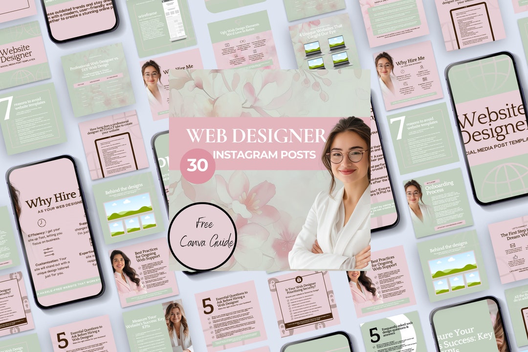Social Media Posts for Web Designers, Web Design Social Media Post, Web ...