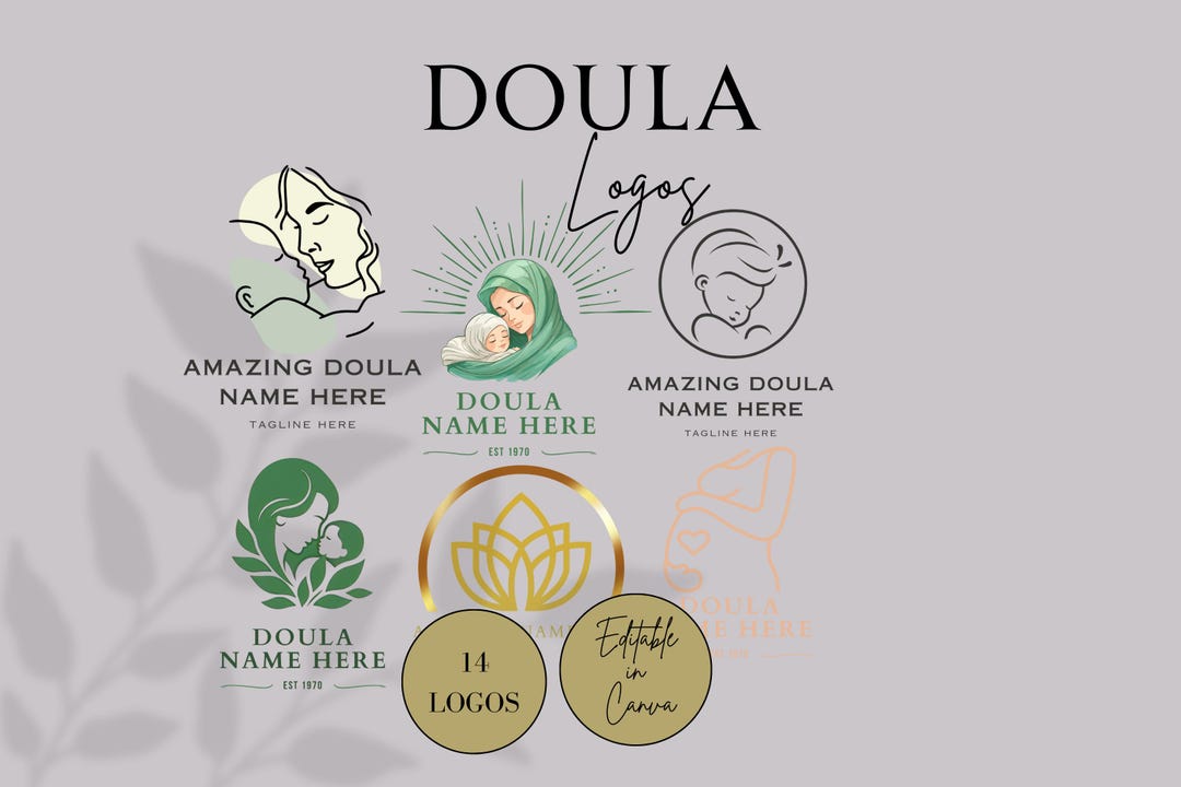 Postpartum Doula Logo, Doula Business Logo, Birth Doula Logo, Doula ...