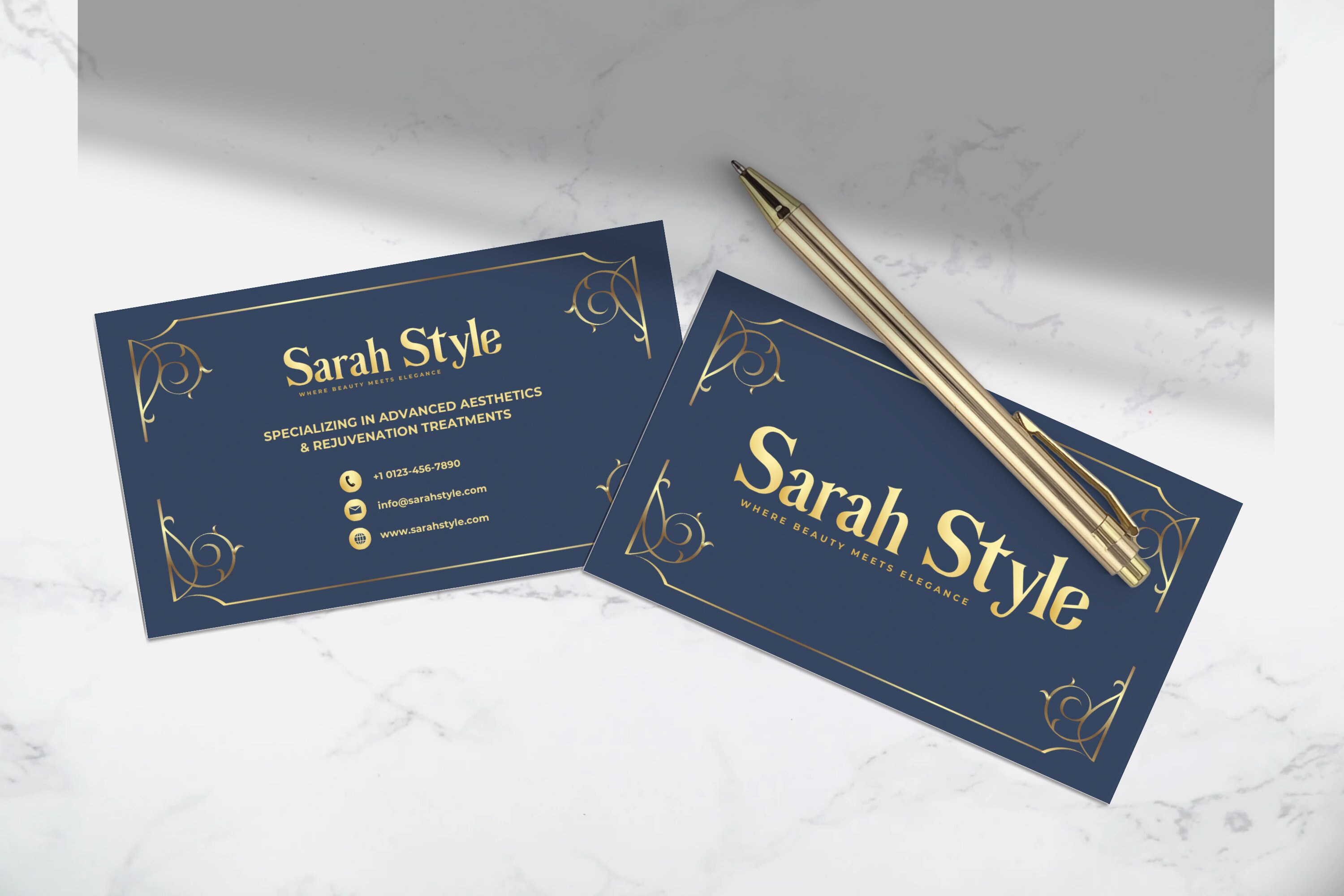 Med Spa Business Card Template, Business Marketing, Esthetician ...